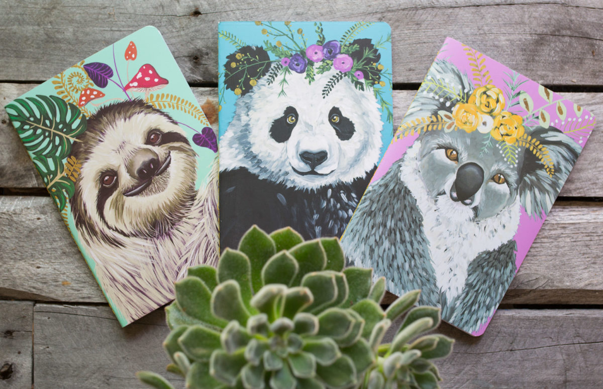 ivy extra large spiral notebook - Spring Whitaker